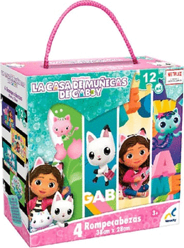 JCA-3968 ROMPECABEZAS 4 EN 1 GABBY´S DALL HOUSE. NOVELTY. Libro en papel. 6552440396846 Librería ...