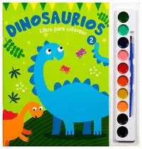 LIBRO PARA COLOREAR: DINOSAURIOS 2. SILVER DOLPHIN BOOKS. Libro en ...