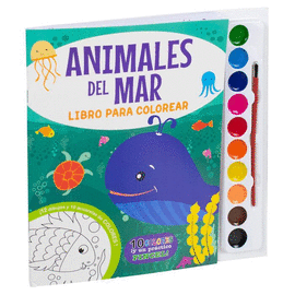 LIBRO PARA COLOREAR ANIMALES DEL MAR. Libro en papel. 6850718816134 ...