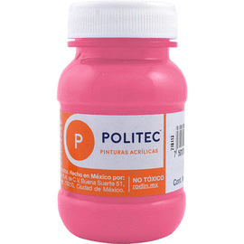 PINTURA ACRILICA ROSA MEXICANO 100 ML. 534367 (337). POLITEC. Libro en papel. 7501230033736 ...