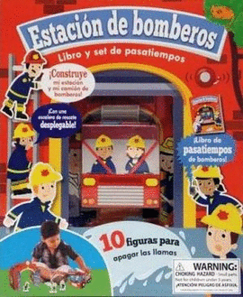 ESTACION DE BOMBEROS. LIBRO Y SET DE PASATIEMPOS. Libro en papel ...