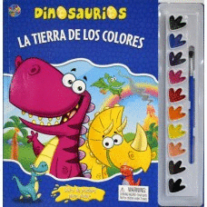 LIBRO DE POSTERS PARA PINTAR: DINOSAURIOS LA TIERRA DE LOS COLORES ...